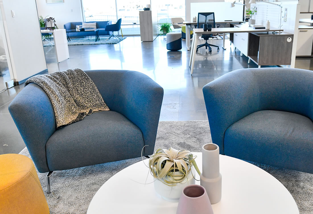 Soft seating-The Jot low back single chair.