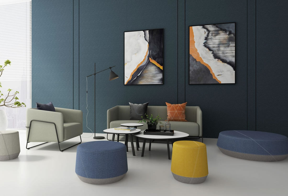 Soft seating-The Pog II collection.
